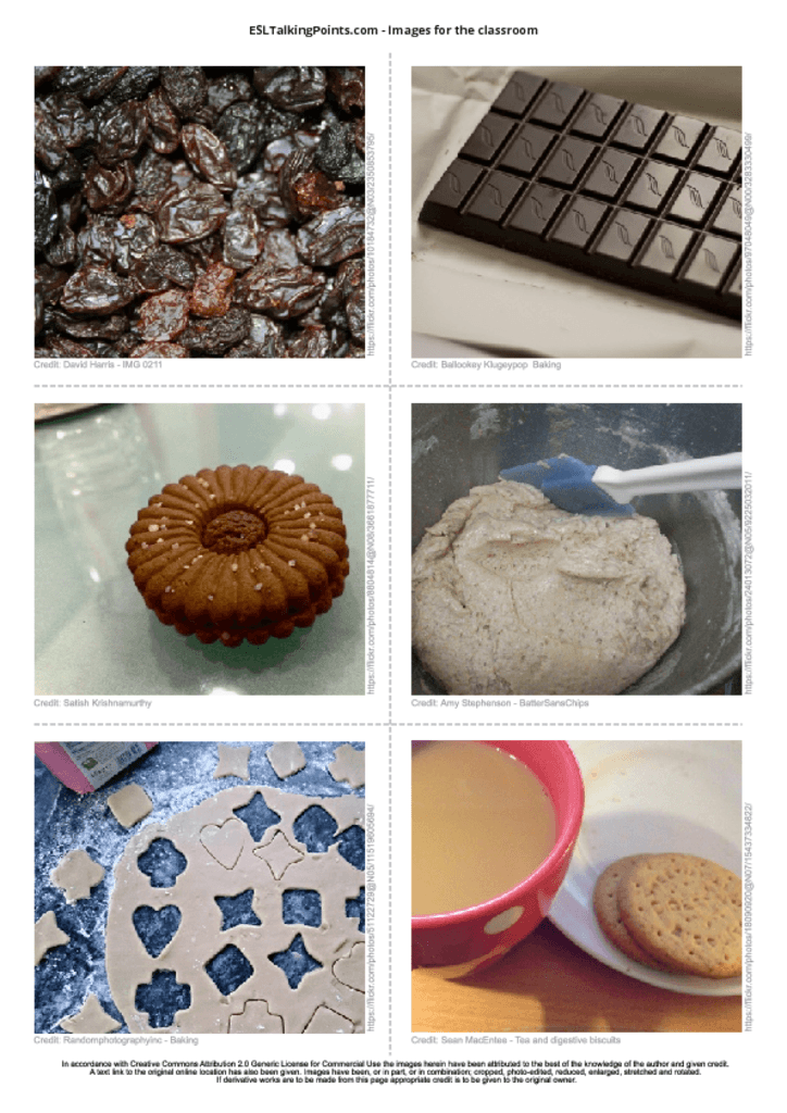 Biscuits – ESL Conversation Questions and Speaking Activities